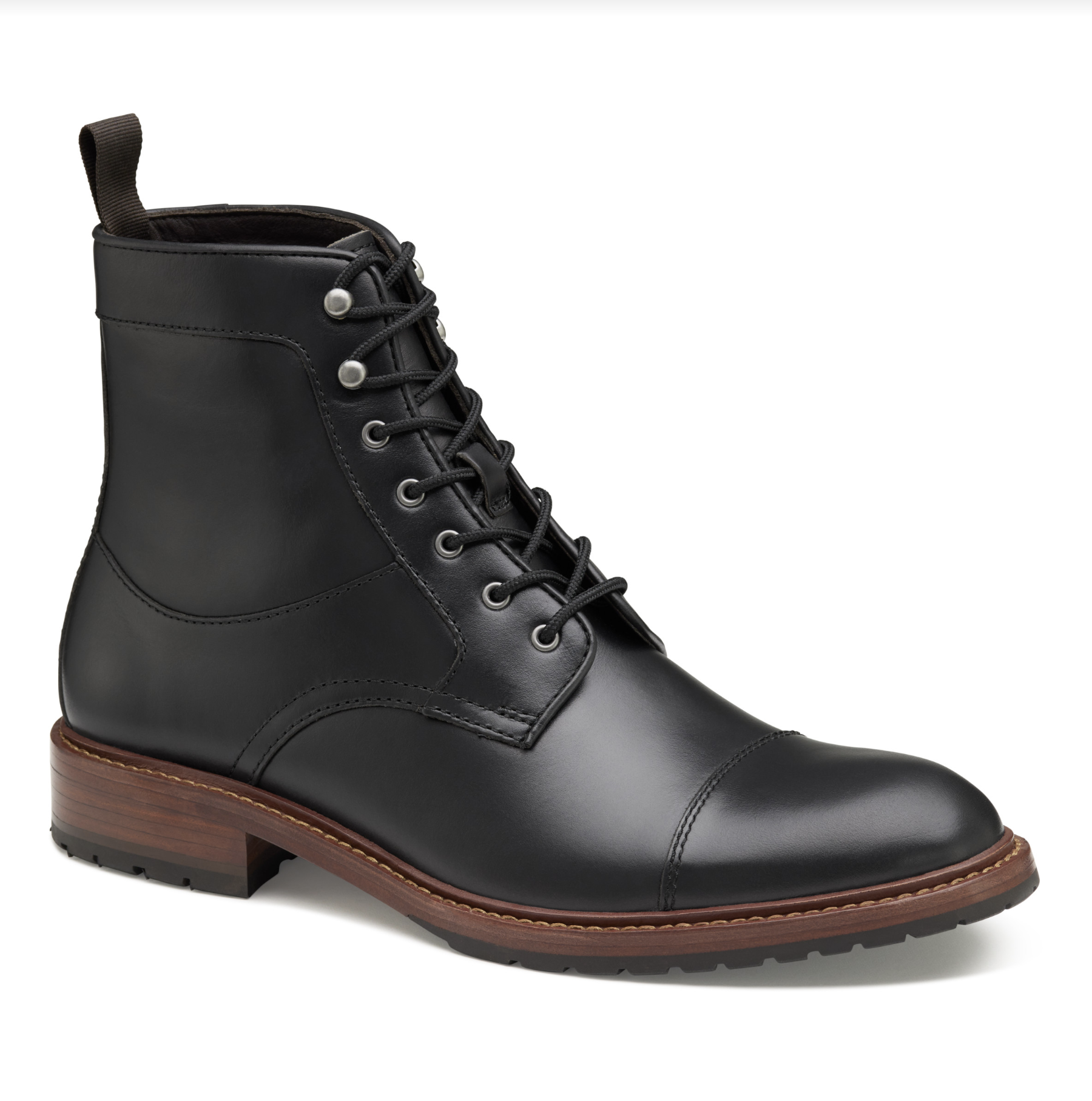 Knox Cap Toe Boot - Black American Full Grain | CasaNova